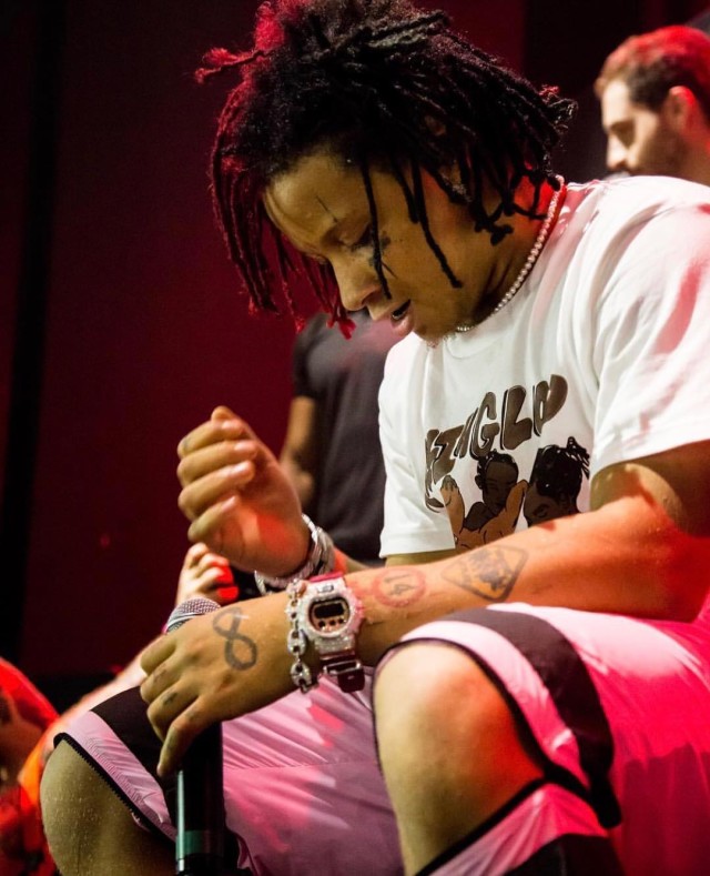 Trippie Redd Outfit from July 20, 2018 | WHAT’S ON THE STAR?