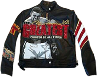Jeff Hamilton Muhammad Ali Fight Night Leather Jacket | WHAT’S ON THE STAR?