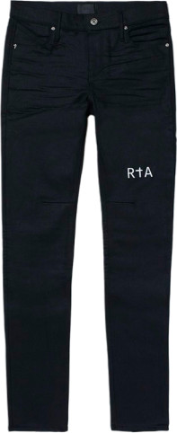 Rta Logo Print Black Jeans | WHAT’S ON THE STAR?