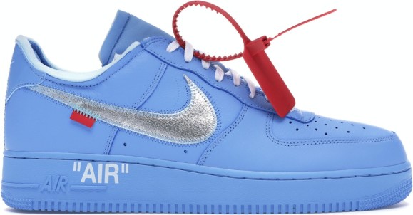 Nike × Off-White Air Force 1 Low Blue Sneakers | WHAT’S ON THE STAR?