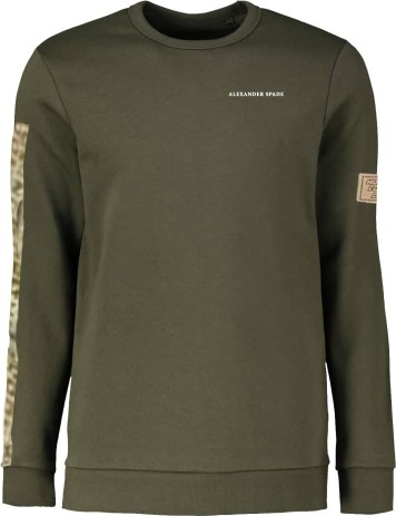 Alexander Spade Khaki Green Crewneck | WHAT’S ON THE STAR?