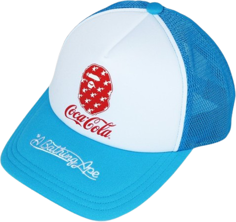 Bape × Coca-Cola Blue Mesh Cap | WHAT’S ON THE STAR?