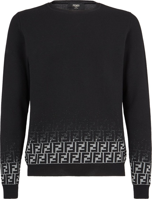 Fendi Faded Ff Motif Jumper | WHAT’S ON THE STAR?