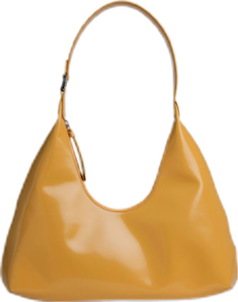 By Far Amber Yellow Semi Patent Leather Bag | WHAT’S ON THE STAR?