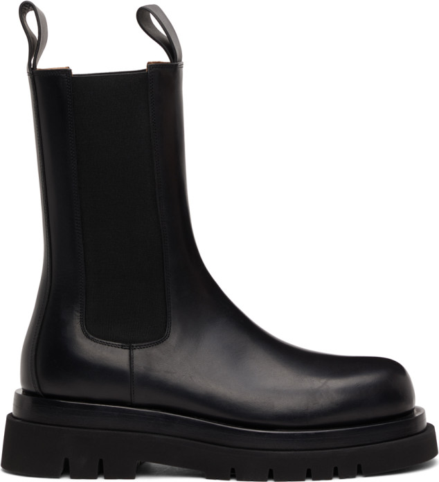 Bottega Veneta Black BV Lug Chelsea Boots | WHAT’S ON THE STAR?