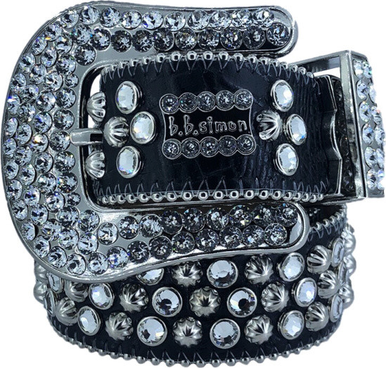 B.B. Simon Black 'Lavasan' Embellished Belt | WHAT’S ON THE STAR?